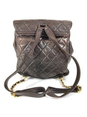 CHANEL | Bags | Chanel Backpack Cc Coco Logo Lambskin Black | Poshmark